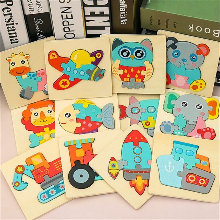 Wooden Cartoon Puzzle Toy