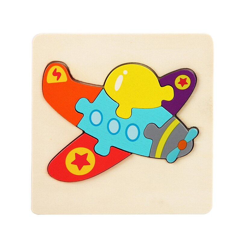Wooden Cartoon Puzzle Toy