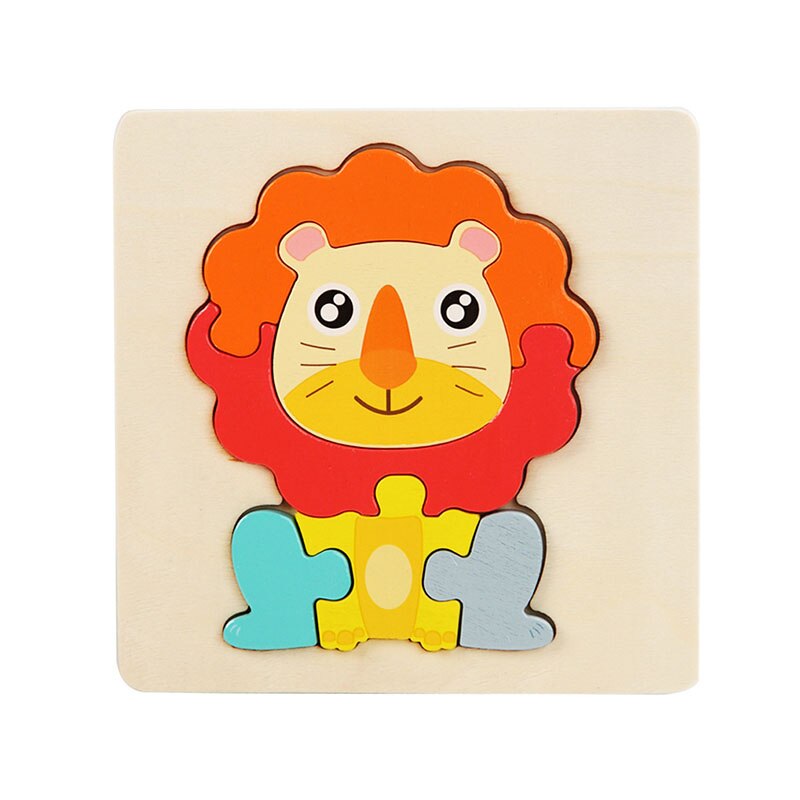 Wooden Cartoon Puzzle Toy