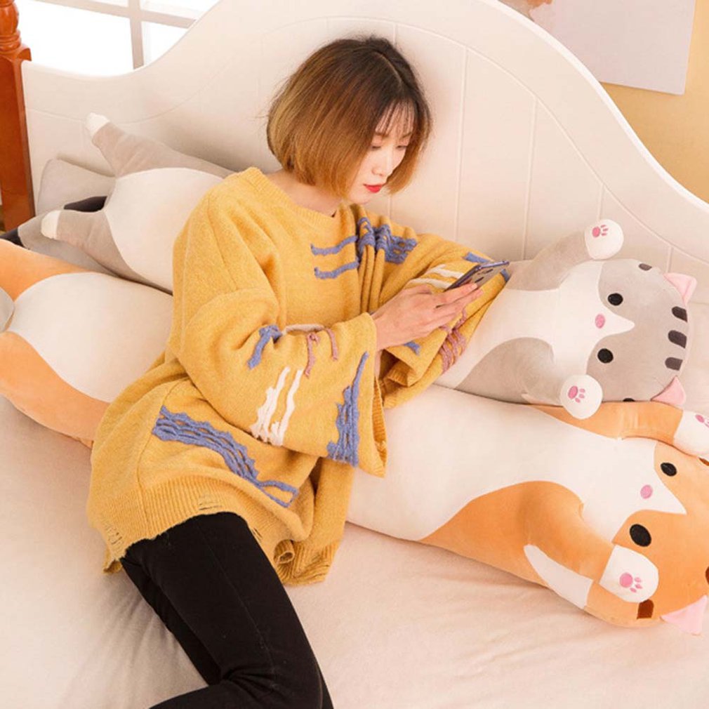 50cm Stuffed Kitten Pillow