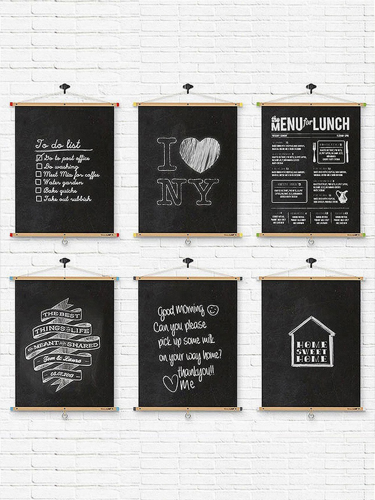 Blackboard and Whiteboard stickers for kids